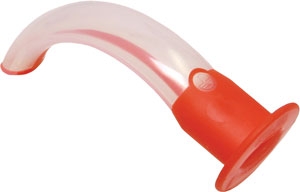 Guedel airway, Size 4 (10.0) Red colour coding