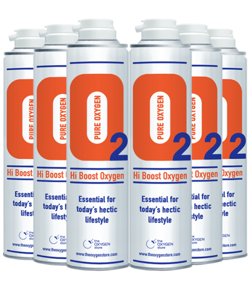 6 X O2 10 Litre Oxygen Cans inc Tubing Adaptor